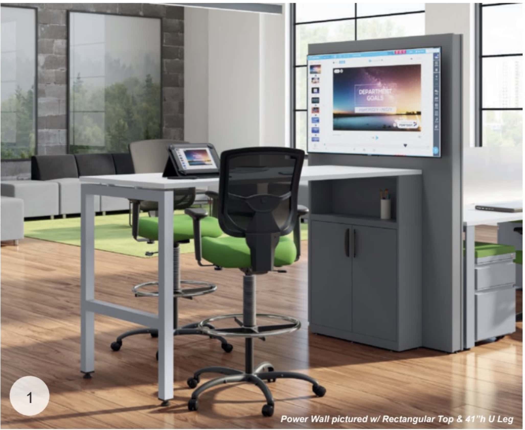 Power Panel Wall (MP and NB) - Michalsen Office Furniture