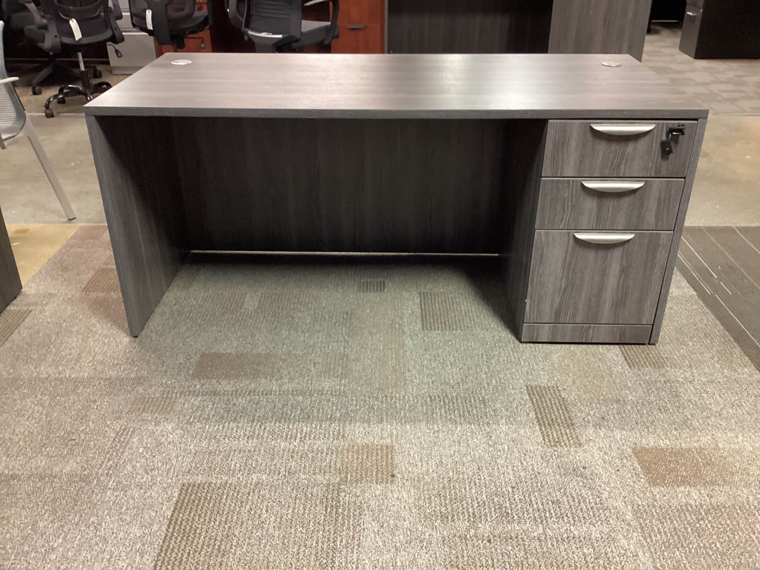 Desk Shell w/Pedestal (Option S1) - Michalsen Office Furniture